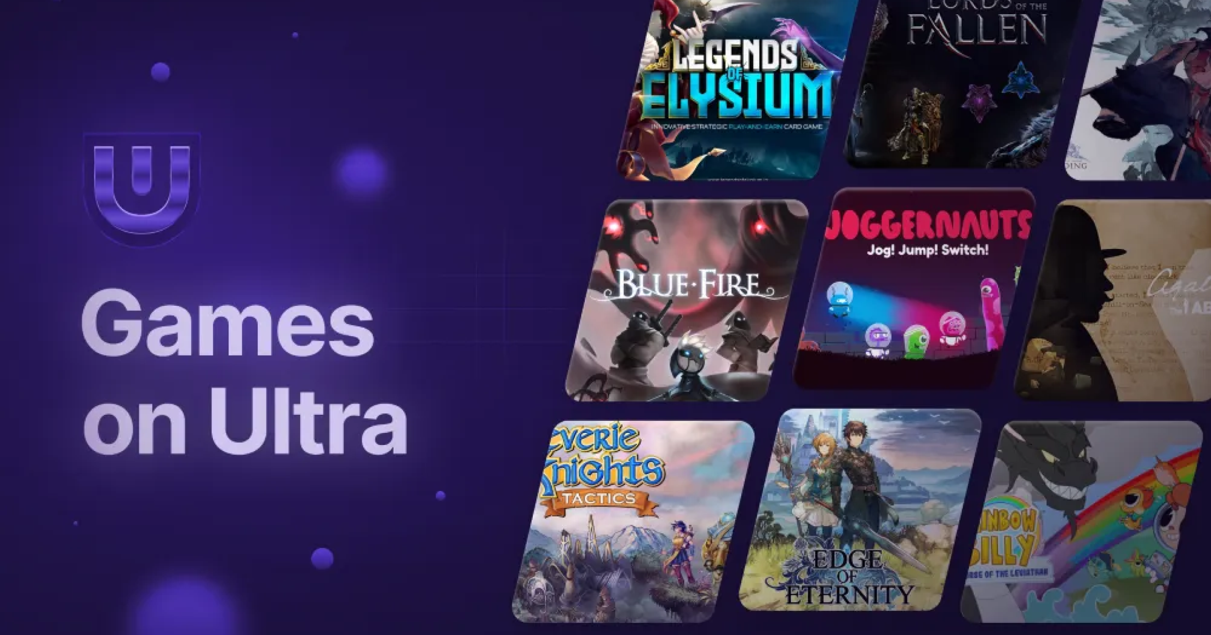 Web3遊戲平台Ultra Games今晚啟動！64款精選遊戲搶先看